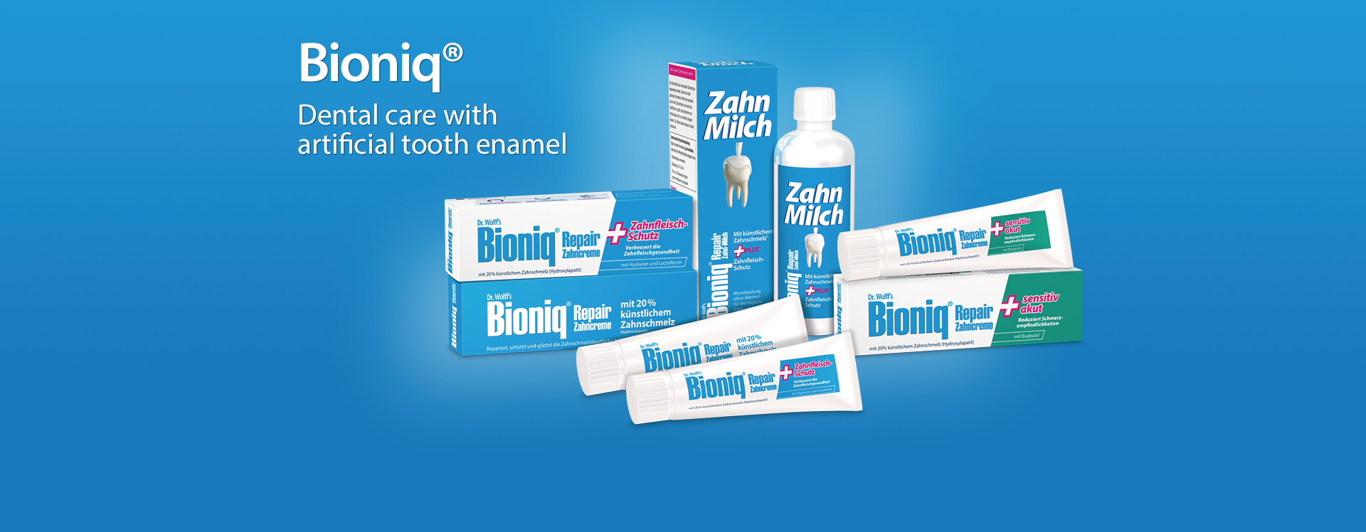 Bioniq® Repair-Toothpaste – with artificial enamel